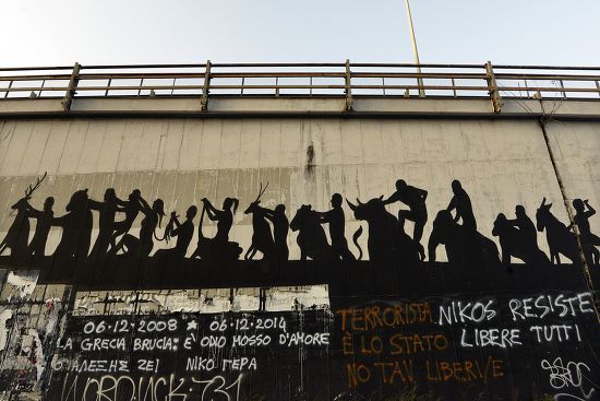Street Art Pigneto District Prenestina Street Editorial Stock Photo ...