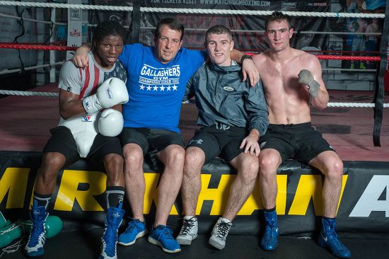 Boxing Trainer Joe Gallagher Liam Smith Editorial Stock Photo - Stock ...