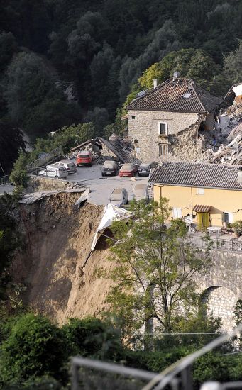 General View Shows Rubble Collapsed Buildings Editorial Stock Photo ...