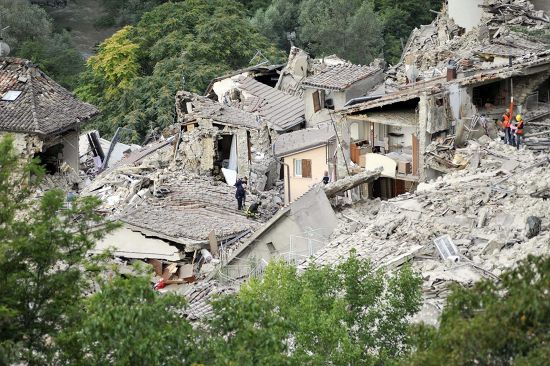 General View Shows Rubble Collapsed Buildings Editorial Stock Photo ...