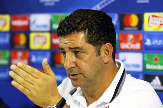 Benficas Head Coach Rui Vitoria Gestures Editorial Stock Photo - Stock ...