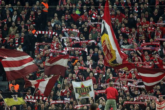 Fc Bayern Munich Ultras Behind Goal Editorial Stock Photo - Stock Image ...