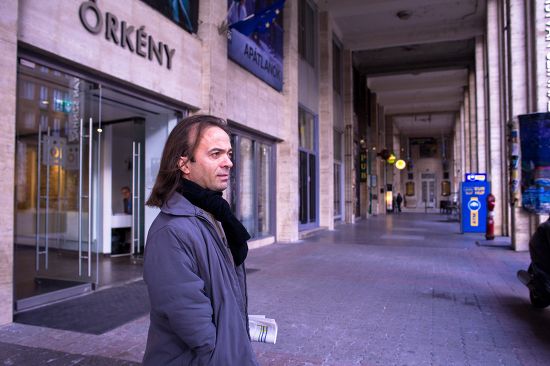 Hungarian Stage Actor Sandor Koleseri Stands Editorial Stock Photo ...