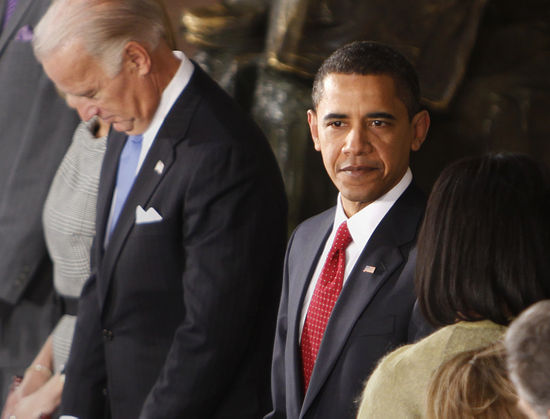 Us President Barack Obama Vicepresident Joe Editorial Stock Photo ...