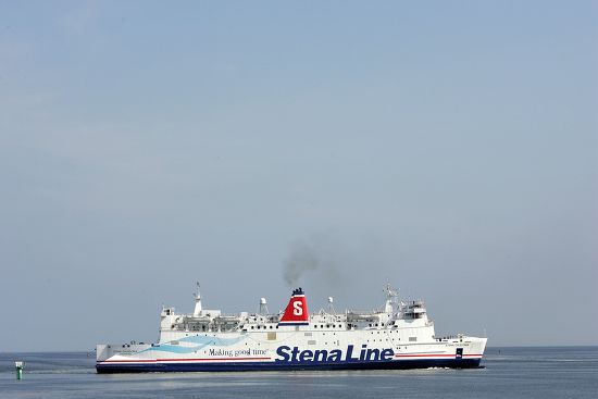 Full Ferry Stranraer Departs Stena Line Editorial Stock Photo - Stock ...