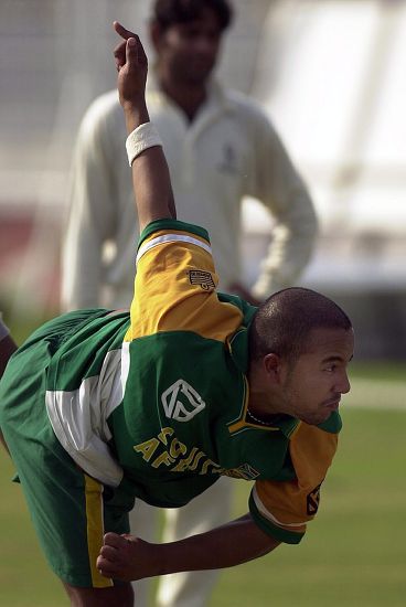 South African Bowler Paul Adams Delivers Editorial Stock Photo - Stock ...