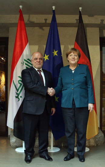 Haider Alabadi Angela Merkel Editorial Stock Photo - Stock Image ...