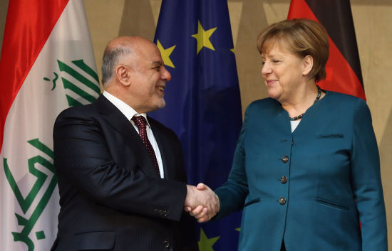 Haider Alabadi Angela Merkel Editorial Stock Photo - Stock Image ...