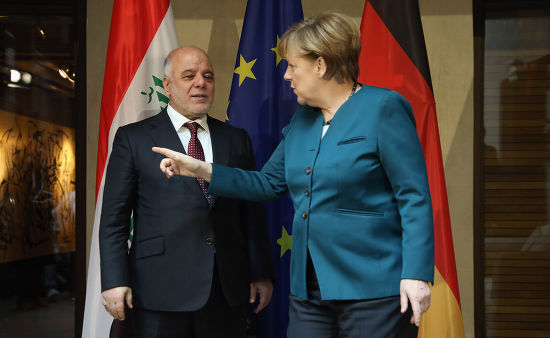 Haider Alabadi Angela Merkel Editorial Stock Photo - Stock Image ...