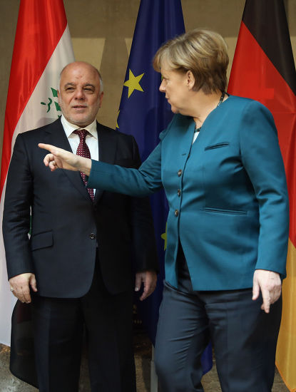 Haider Alabadi Angela Merkel Editorial Stock Photo - Stock Image ...