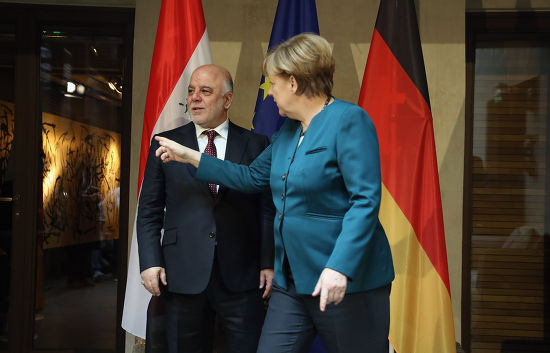 Haider Alabadi Angela Merkel Editorial Stock Photo - Stock Image ...