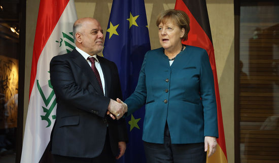 Haider Alabadi Angela Merkel Editorial Stock Photo - Stock Image ...
