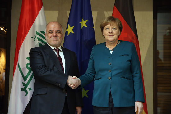 Haider Alabadi Angela Merkel Editorial Stock Photo - Stock Image ...