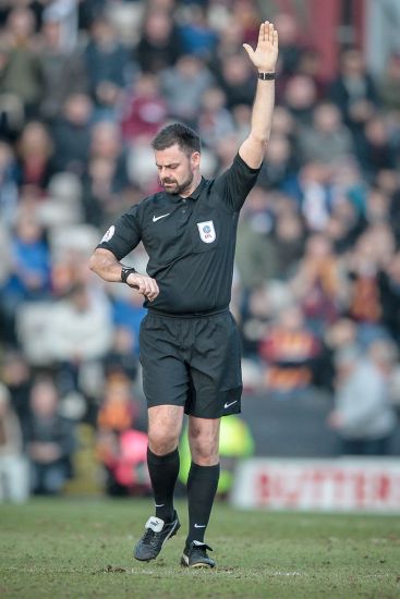 Eddie Ilderton Referee Looks His Watch Editorial Stock Photo - Stock ...