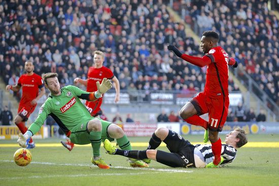 Notts County Goalkeeper Adam Collin 1 Editorial Stock Photo - Stock ...