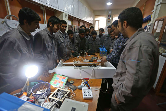 Afghan Men Learn Mobile Phones Repairing Editorial Stock Photo - Stock ...