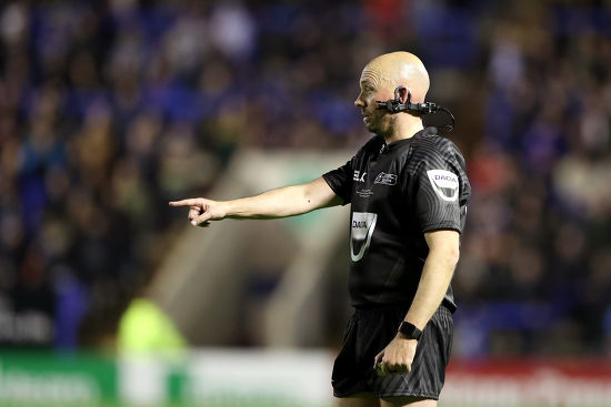 Referee Mr Phil Bentham During Dacia Editorial Stock Photo - Stock ...