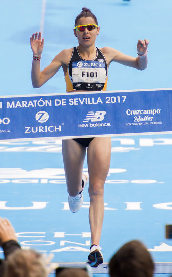 Spanish Runner Paula Gonzalez Berodia Crosses Editorial Stock Photo ...