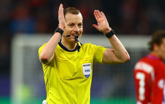 Referee Willie Collum During Uefa Champions Editorial Stock Photo ...
