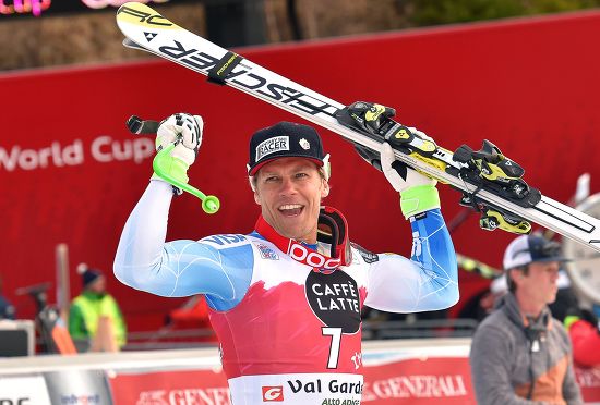 Steven Nyman Usa Celebrates On Podium Editorial Stock Photo - Stock ...