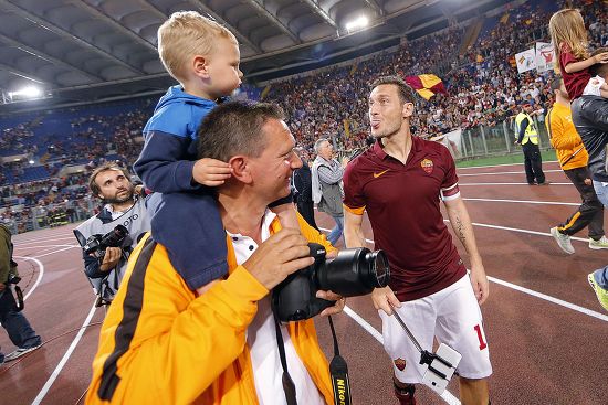Romas Francesco Totti Joking Child After Editorial Stock Photo - Stock ...