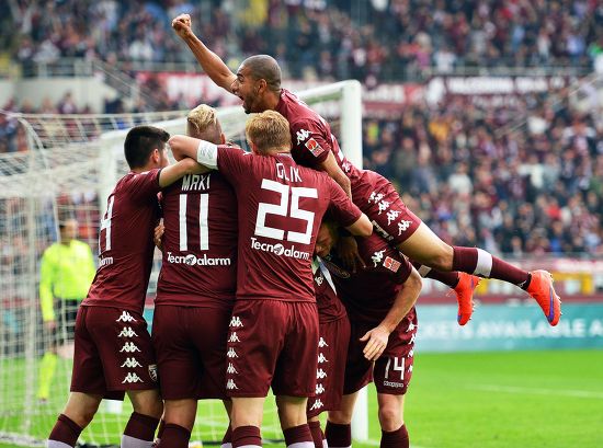 Torino Players Celebrate Their 21 Lead Editorial Stock Photo - Stock ...