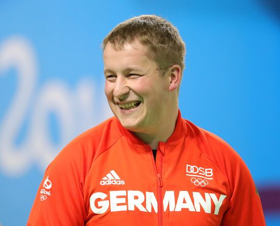 Christian Reitz Germany Celebrates Winning Mens Editorial Stock Photo ...