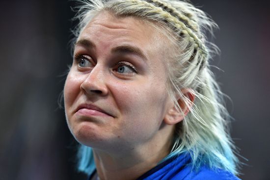 Sanni Utriainen Finland Prepares Womens Javelin Editorial Stock Photo ...
