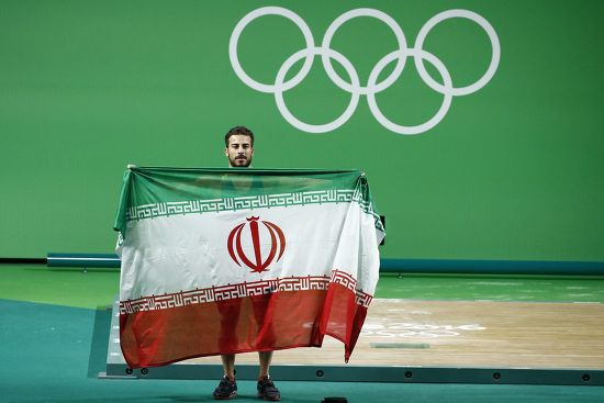 Kianoush Rostami Iran Celebrates After Setting Editorial Stock Photo ...