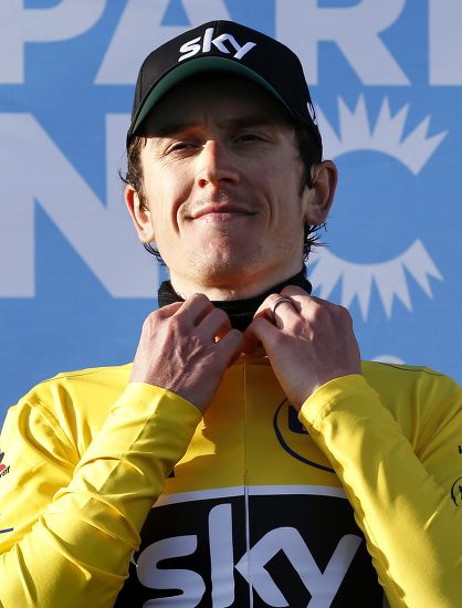 British Geraint Thomas Team Sky Team Editorial Stock Photo - Stock ...