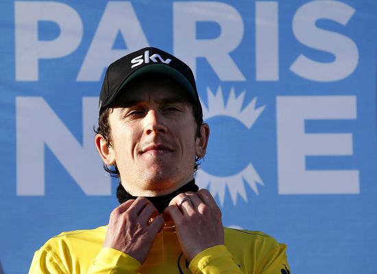 British Geraint Thomas Team Sky Team Editorial Stock Photo - Stock ...
