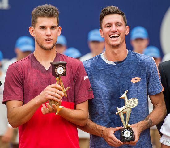 Dennis Novak R Dominic Thiem L Editorial Stock Photo - Stock Image ...