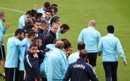 Turkeys National Team Players During Training Editorial Stock Photo ...