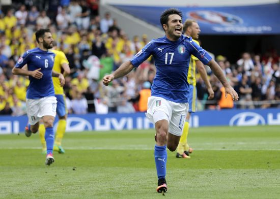 Eder Italy Celebrates Scoring 10 During Editorial Stock Photo - Stock ...