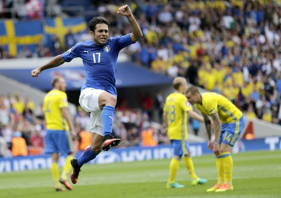 Eder Italy Celebrates Scoring 10 During Editorial Stock Photo - Stock ...