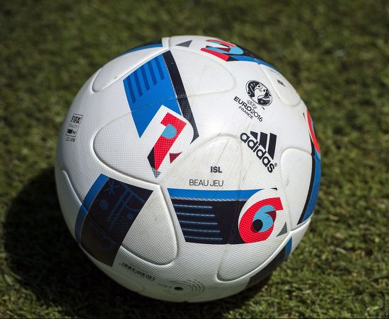 Official Uefa Euro 2016 Ball During Editorial Stock Photo - Stock Image ...
