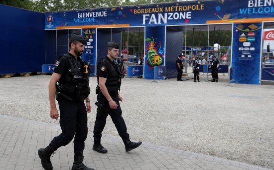 Police Patrol Entrance Uefa Euro 2016 Editorial Stock Photo - Stock ...
