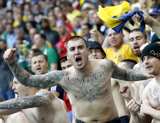 Supporters Ukraine Cheer During Uefa Euro Editorial Stock Photo - Stock ...