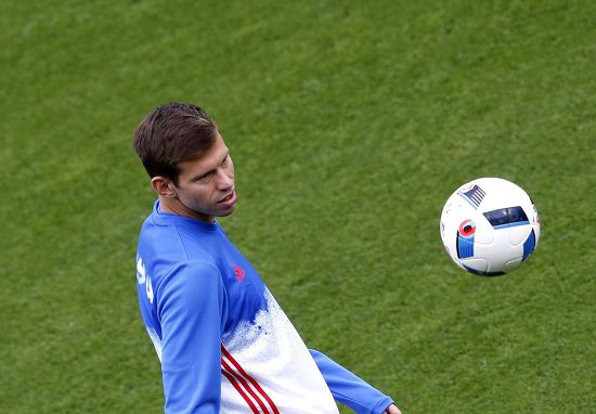 Russian Player Fedor Smolov During Training Editorial Stock Photo ...
