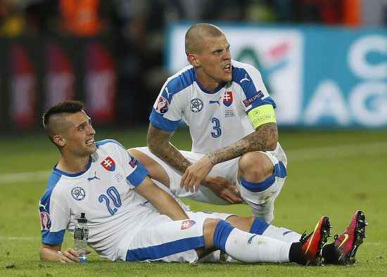 Robert Mak L Martin Skrtel Slovakia Editorial Stock Photo - Stock Image ...