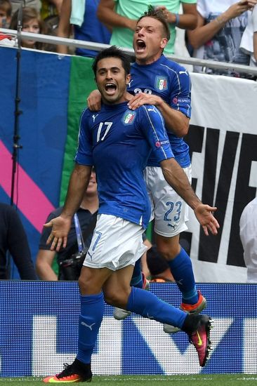 Eder L Italy Celebrates Teammate Emanuele Editorial Stock Photo - Stock ...