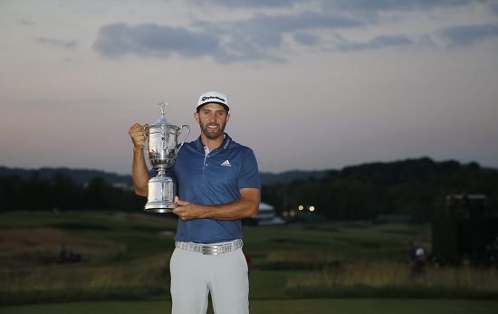Dustin Johnson Us Holds Us Open Editorial Stock Photo - Stock Image ...