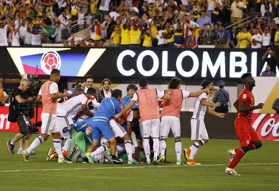 Colombian Football Club Celebrates Their Win Editorial Stock Photo ...