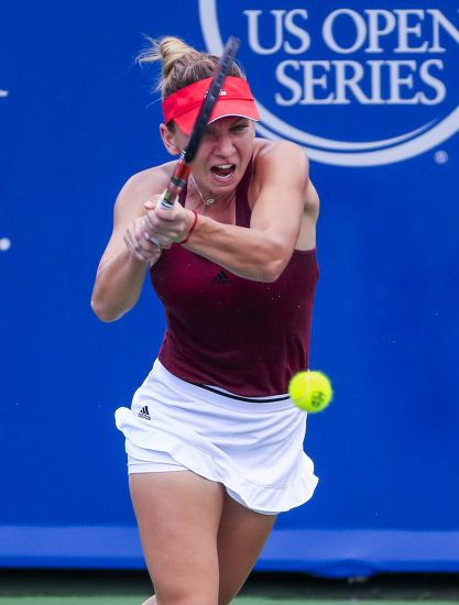 Simona Halep Romania Hits Return Shot Editorial Stock Photo - Stock ...