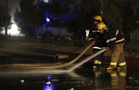 Members Afghan Fire Service Wash Down Editorial Stock Photo - Stock ...
