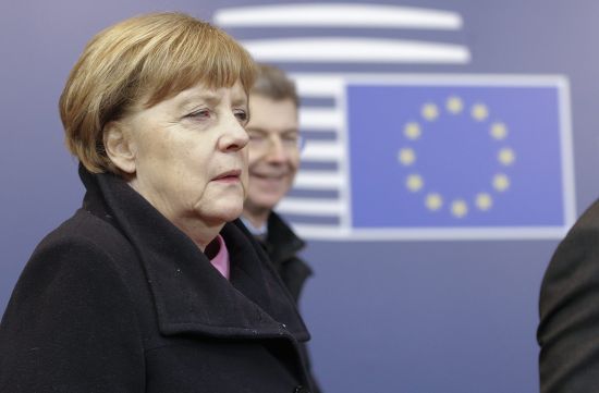 German Chancellor Angela Merkel Takes Break Editorial Stock Photo ...