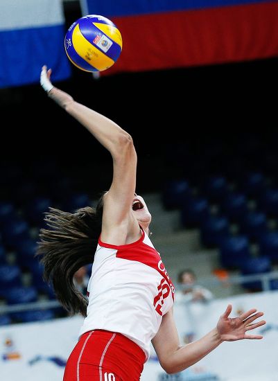 Hande Baladin Turkey Serves During Match Editorial Stock Photo - Stock ...