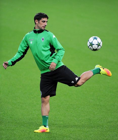 Borussia Moenchengladbachs Lars Stindl Warms During Editorial Stock ...
