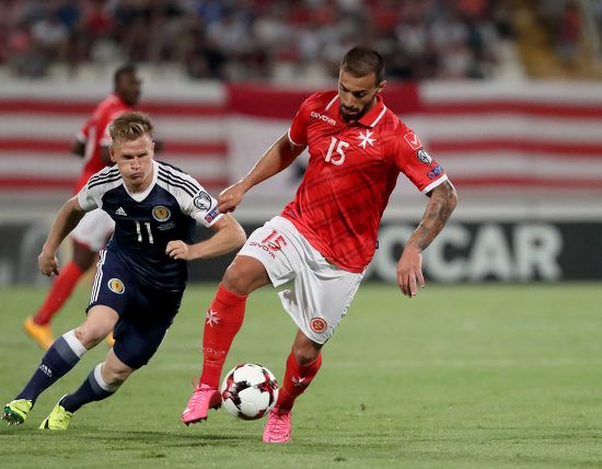Matt Ritchie Scotland L Challenges Steve Editorial Stock Photo - Stock ...