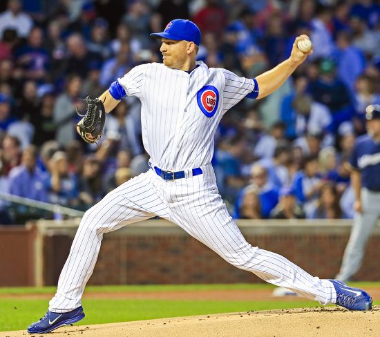 Chicago Cubs Starting Pitcher Mike Montgomery Editorial Stock Photo ...